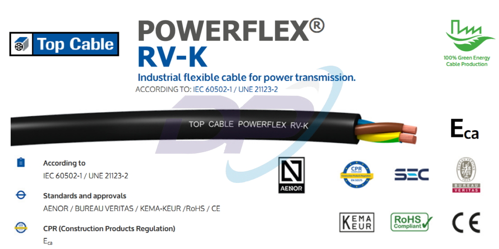Cáp Điện TOP CABLE POWERFLEX® RV-K | Chính Hãng - Giá Tốt Nhất - Nhà phân phối dây cáp Top Cable ...